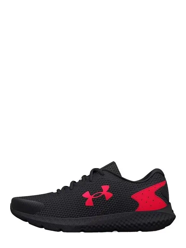 Under Armour Charged Rogue 3 Athletic Sneakers - Black/red