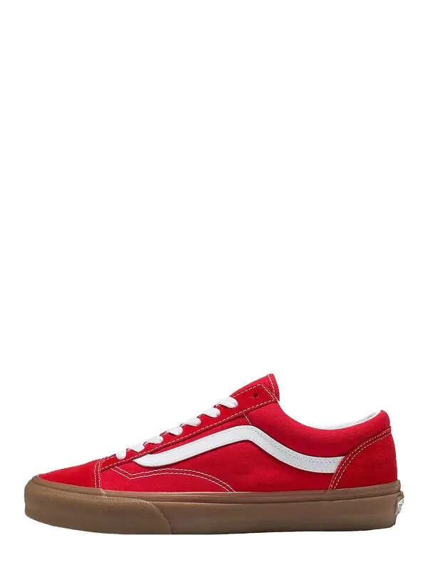VANS Style 36 Gum Low Top Lace Up Sneakers - Red