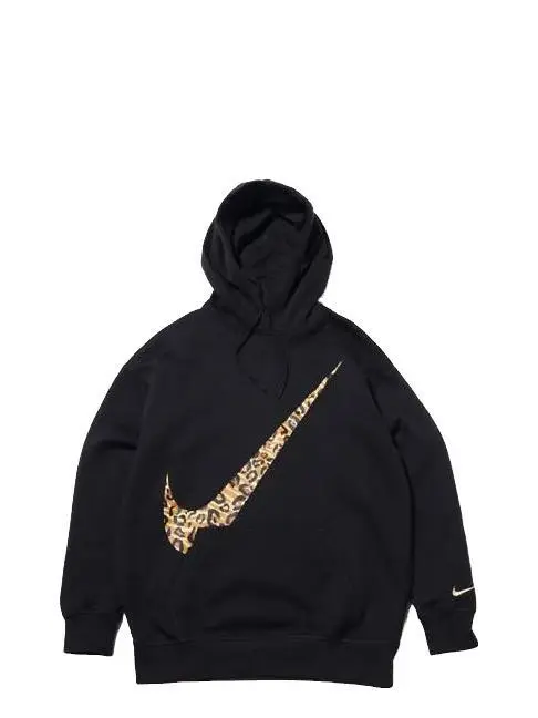 Nike Animal Swoosh Oversized Hoodie - Black