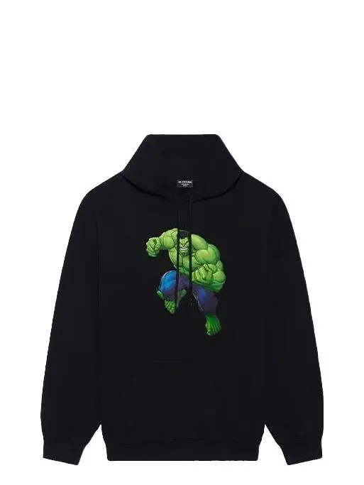 Balenciaga X Marvel Hulk Hoodie - Black