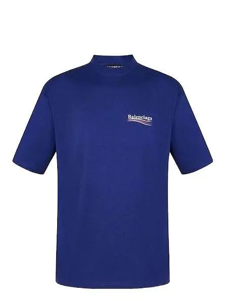 Balenciaga Political Campaign T-shirt Large Fit - Blue