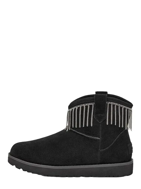 UGG Classic Mini Fringe Boots - Black