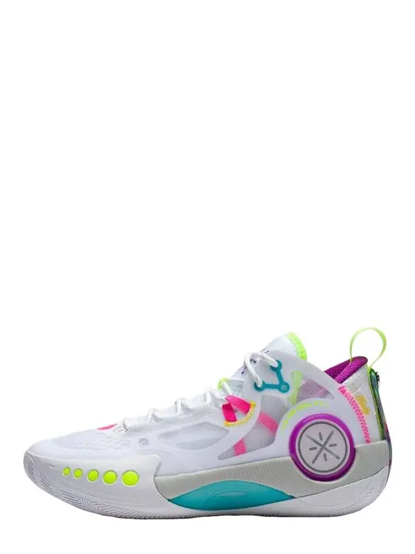 LI-NING Wade Shadow 3 Athletic Basketball Sneakers - Standard White