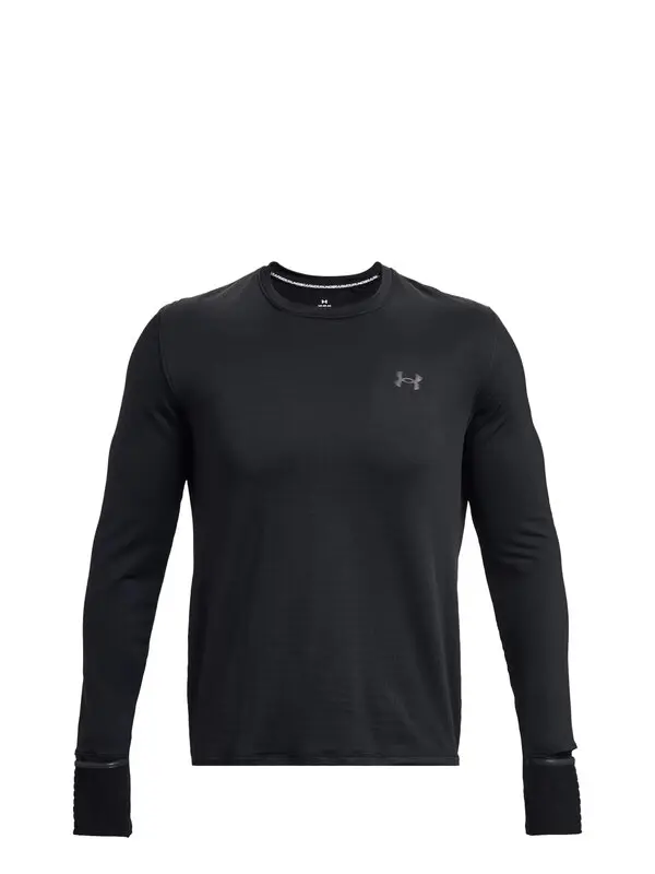 Under Armour Qualifier Long Sleeve Performance T-shirt - Black