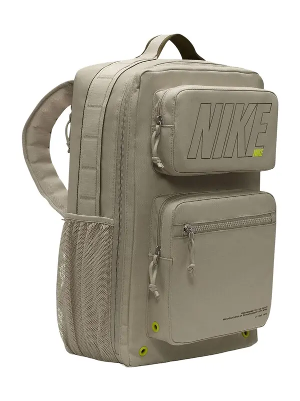 Nike Utility Speed Graphic Training Backpack - Stone/rough Green/atomic Green