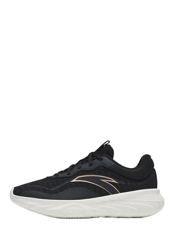ANTA Athletic Running Sneakers - Black/white/gold