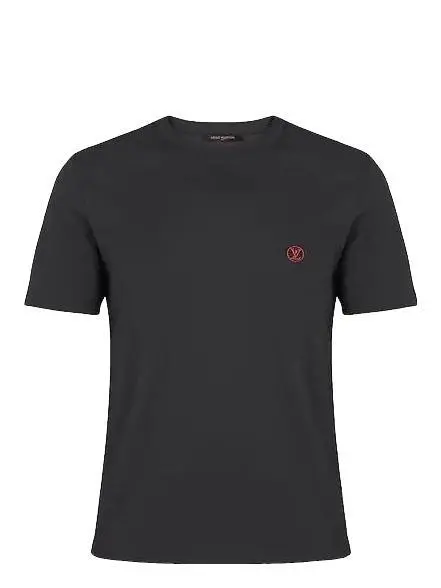 LOUIS VUITTON Classic Logo Cotton For White - Black