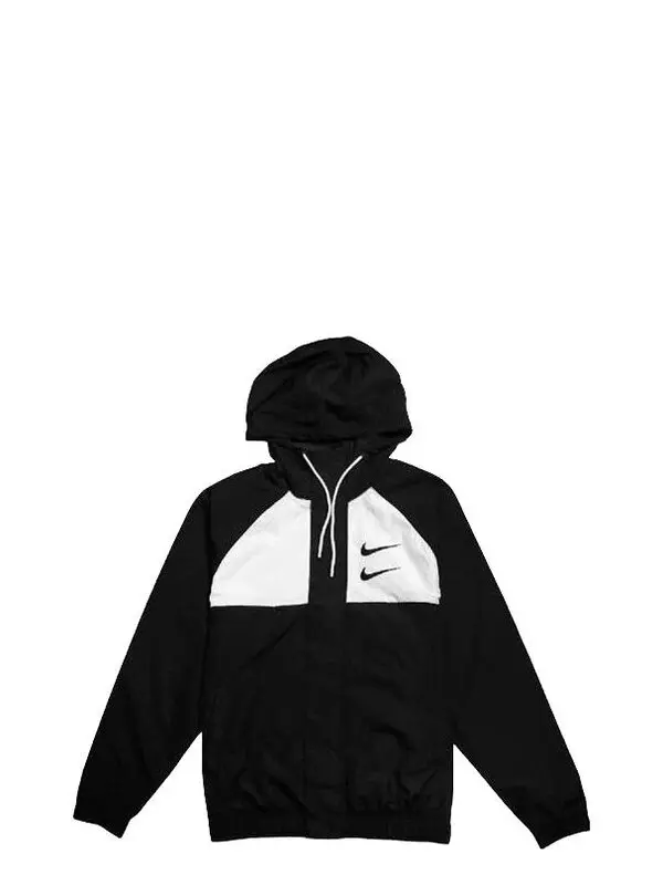 Nike Swoosh Hooded Jacket - Black