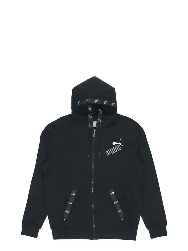 PUMA Sportswear Hooded Windbreaker - Black