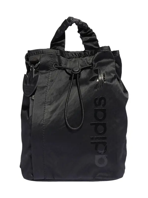 Adidas Satin Mini Bucket Backpack - Black