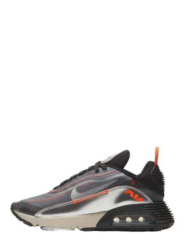 Nike 3m X Air Max 2090 Se Metallic Silver Athletic Sneakers - Black