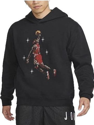 JORDAN Air Flying Basketball Fleece Hoodie - Multi-color