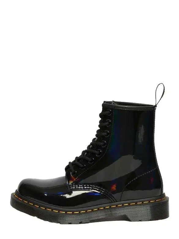 Dr. Martens 1460 Rainbow Lace Up Boots - Black