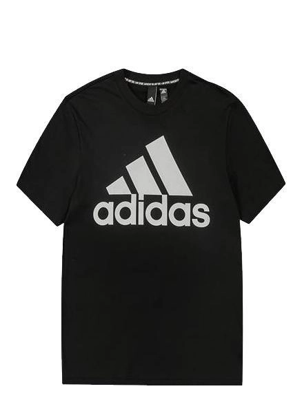 Adidas Classical Logo Printed Tee - Black