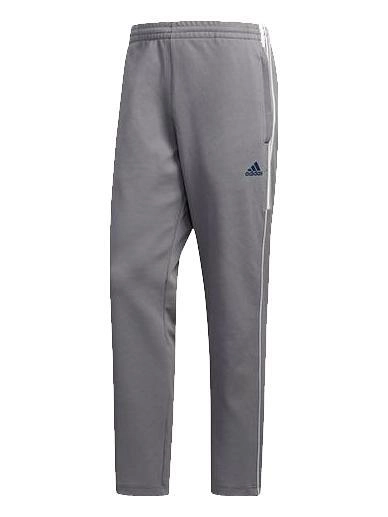 Adidas 3-stripe Collection Dobby Pant Casual Elastic Waistband Sports Long Pants Gray - Grey