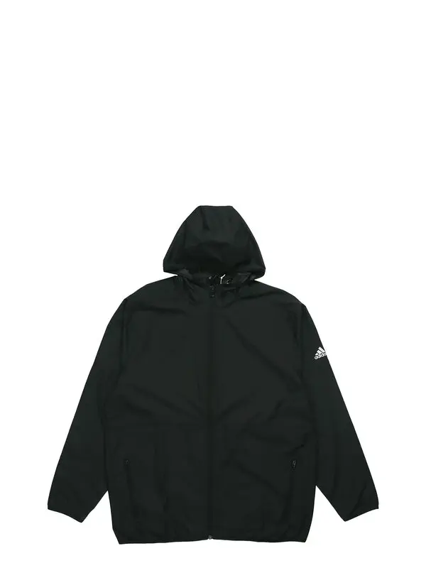 Adidas Windbreaker Hooded Jacket - Black