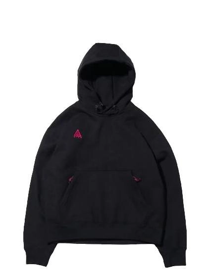 Nike Athleisure Casual Sports Pullover Bq7199-011 - Black/active Fuchsia