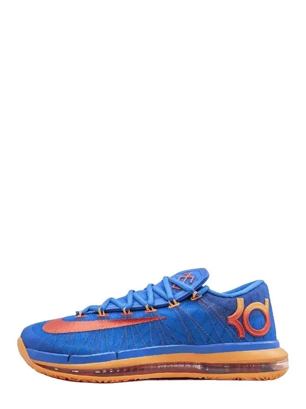 Nike Kd 6 Elite "team" Athletic Sneakers - Blue/yellow