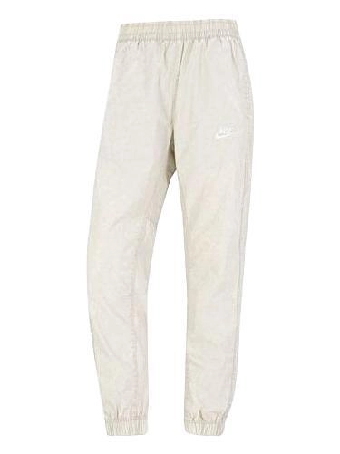 Nike Solid Color Logo Casual Woven Sports Pants/trousers/joggers Autumn Khaki - Default Colorway