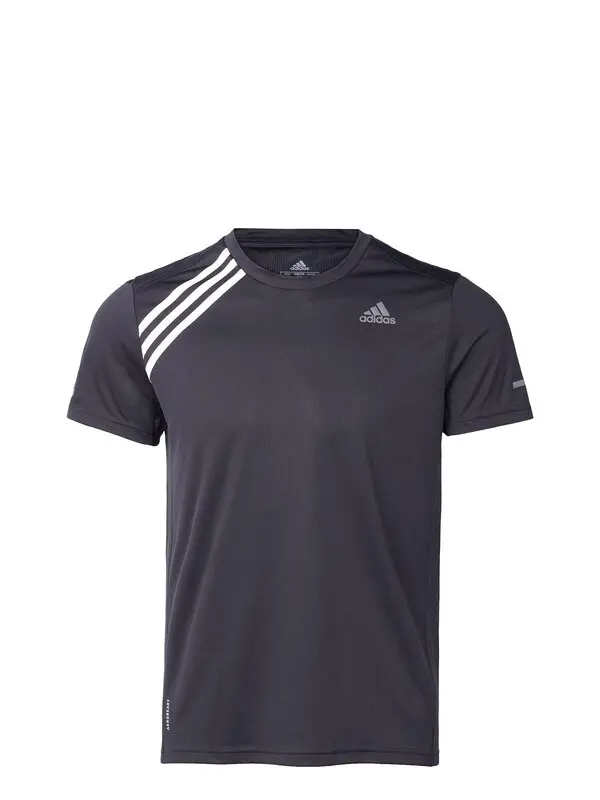 Adidas Short Sleeve Running Performance T-shirt - Black
