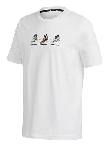 Adidas Mickey Pattern Short Sleeve Tee - White