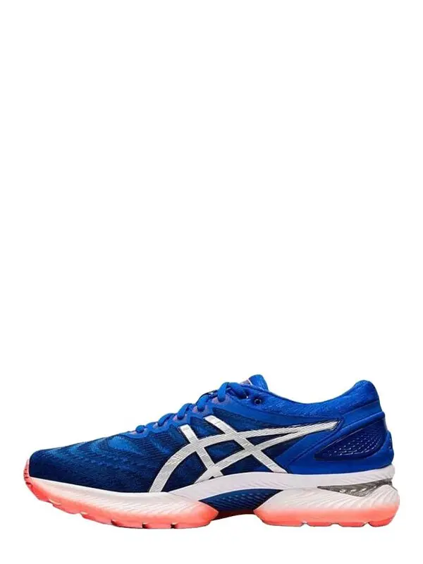 Asics Gel-nimbus 22 Athletic Sneakers - Silver/blue/pink