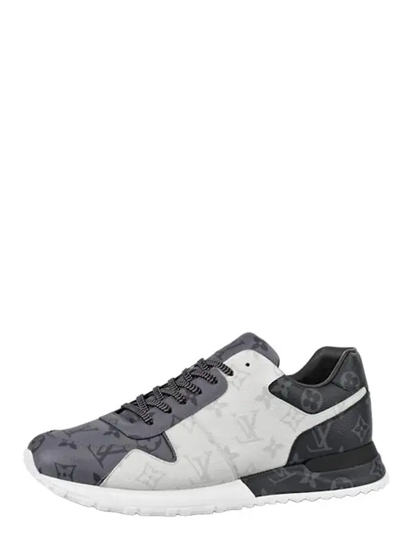 LOUIS VUITTON Run Away Sneakers - White/grey/black