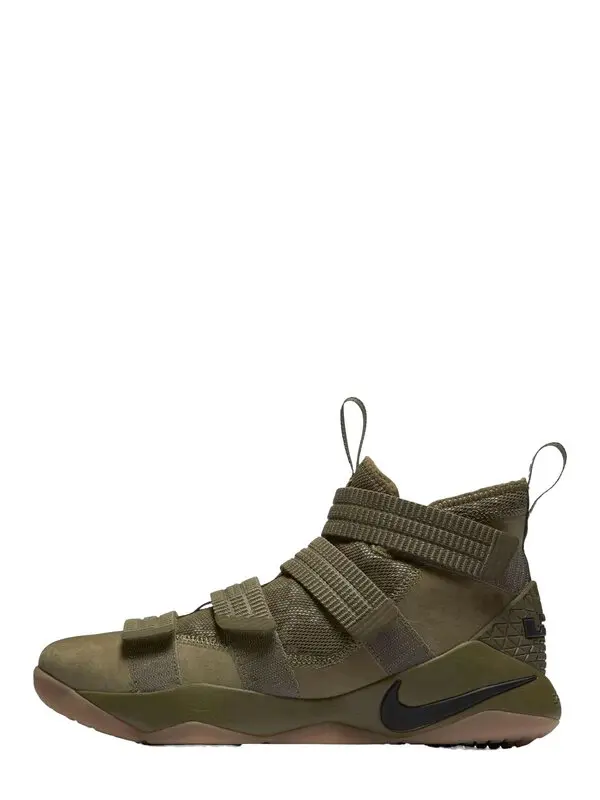 Nike Lebron Soldier 11 High Top Sneakers - Olive Green