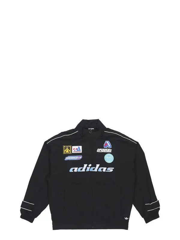 Adidas Originals Tgp Stand Collar Windbreaker Jacket - Black