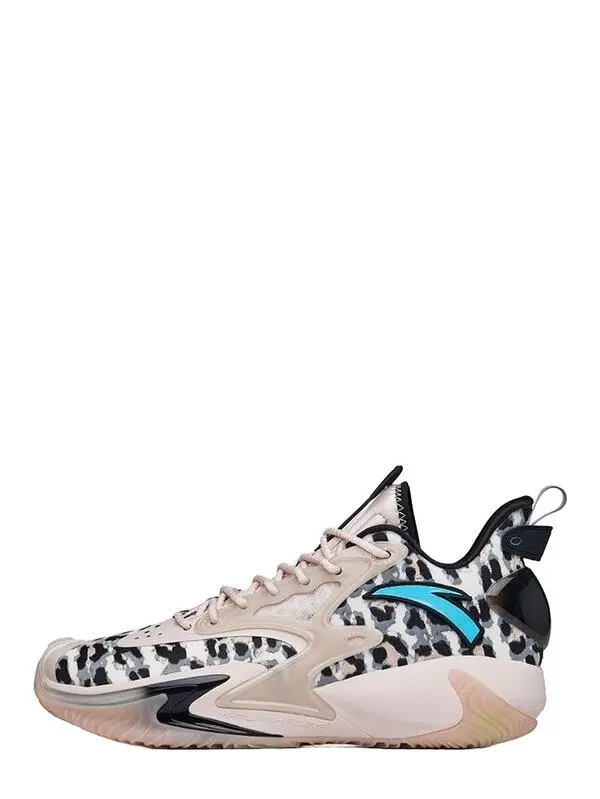 ANTA Shock Wave 3 Pro Sneakers - Light Brown/blue/black