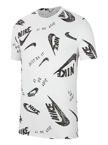 Nike Full Logo Short Sleeve T-shirt - White