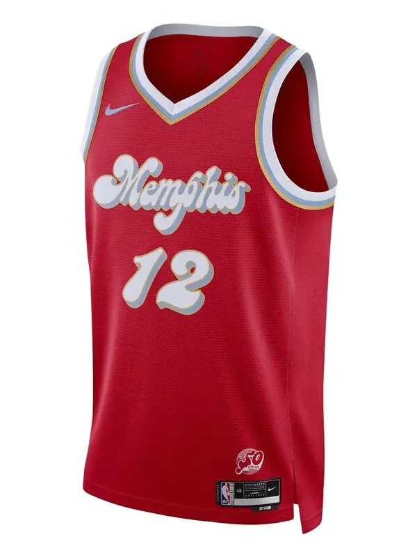 Nike Nba Ja Morant Memphis Grizzlies 2024/25 City Edition Jersey #12 - University Red