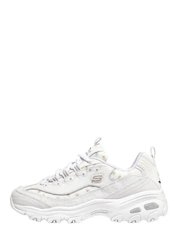 Sketchers D'lites 1.0 Sneakers - White/grey