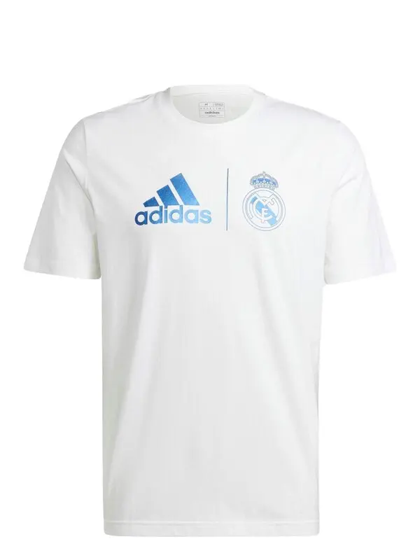 Adidas Real Madrid Graphic T-shirt 'white - White/blue