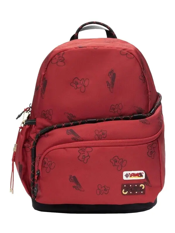 LI-NING All-over Print Backpack - Red/multi-color