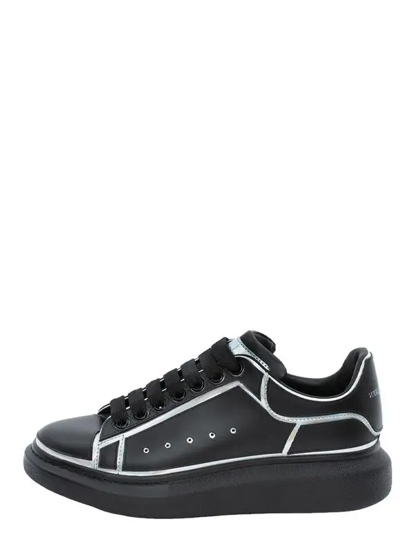 Alexander McQueen Oversized Sneaker - Black/silver Holo
