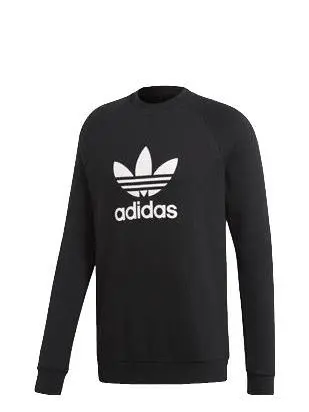 Adidas Originals Trefoil Crew Sweatshirt - Black
