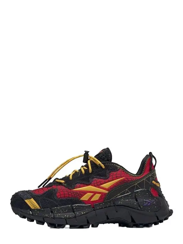 REEBOK X A$ap Nast Zig Kinetica 2 Edge "vector Red" Sneakers - Blackred