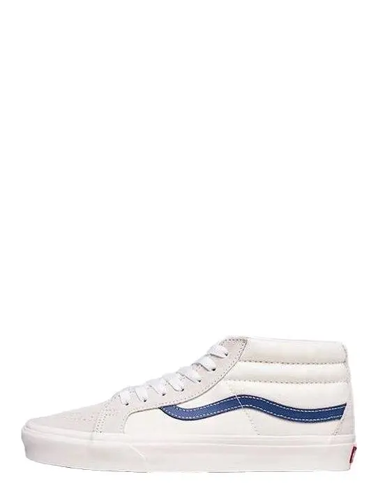 VANS Sk8-mid Reissue Sneakers - White/blue