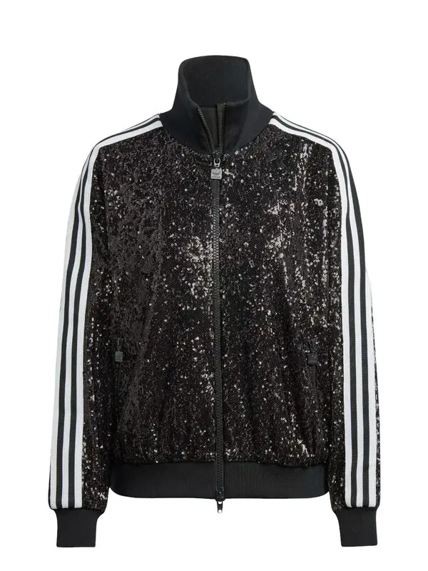 Adidas Originals Sequin Track Jacket - Black