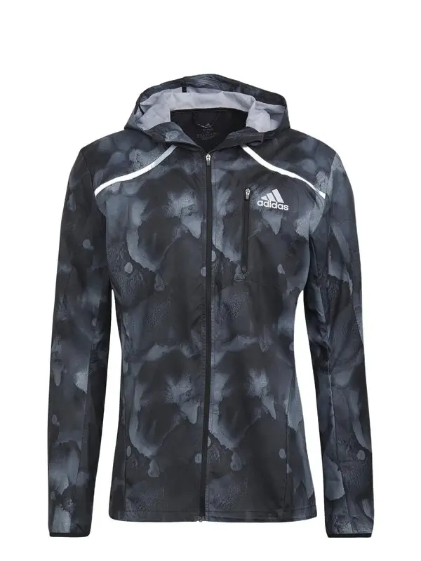 Adidas Marathon Hooded Running Jacket - Multi-color