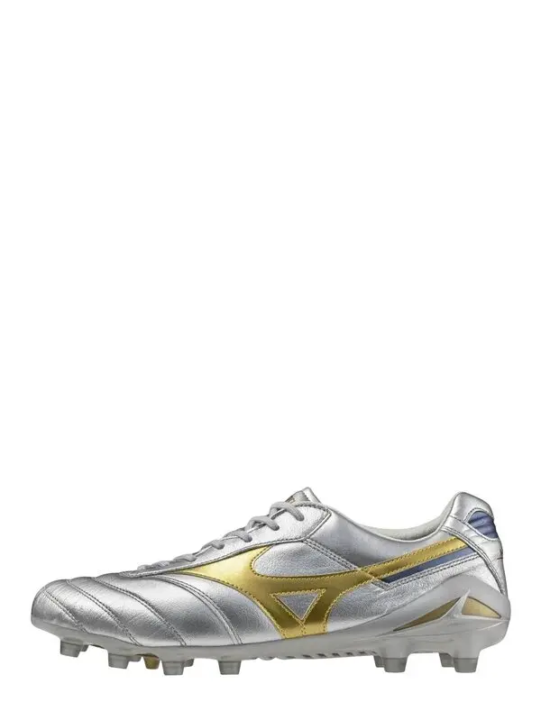 Mizuno Morelia Dna Japan Fg 'platinum Silver Pack - Silver/gold