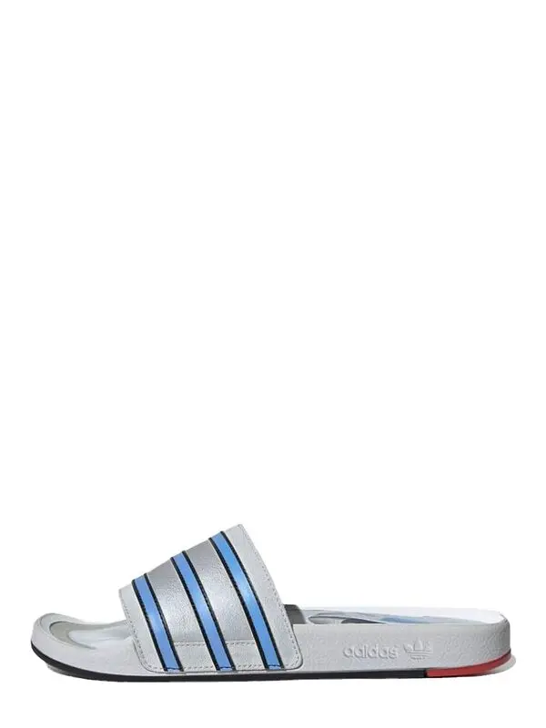 Adidas Adilette Slides Premium 'micropacer - Grey/blue