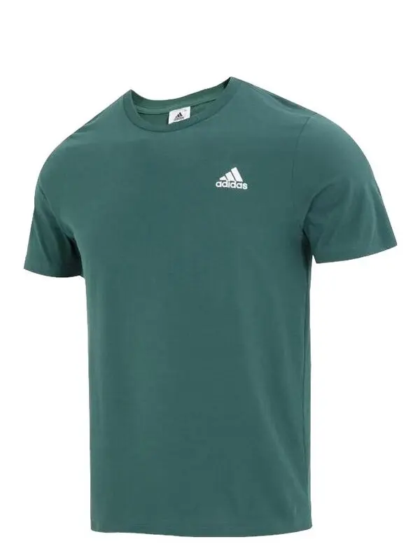 Adidas Essentials Single Embroidered Small Logo T-shirt - Green