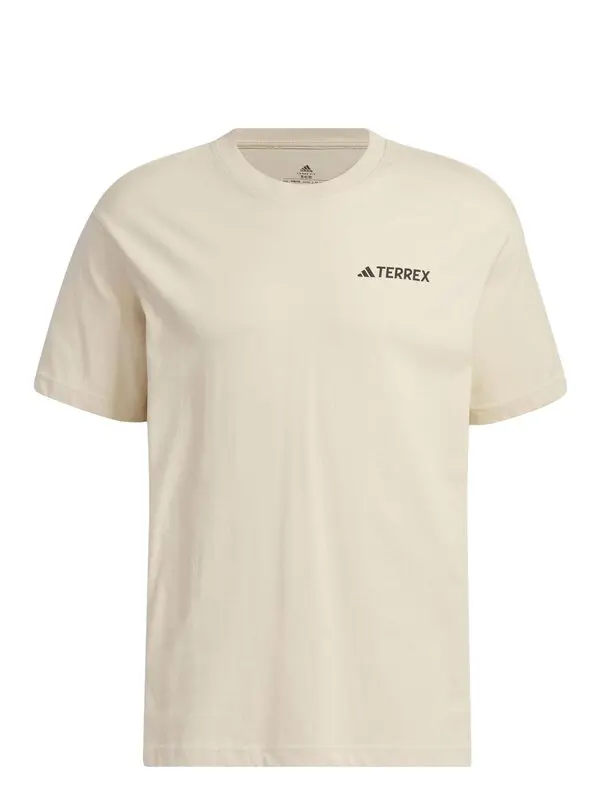 Adidas Graphic T-shirt Asia Sizing - Beige