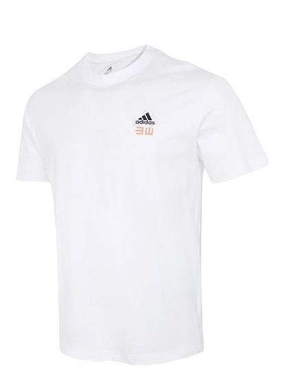 Adidas Iseem Gfx Tee With Graphic Print - White