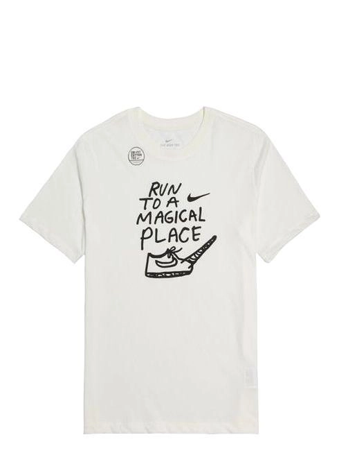 Nike Dri-fit Short Sleeve Athleisure T-shirt - White