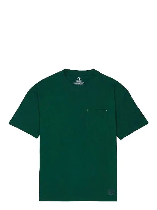 CONVERSE Renew Solid Color Pocket Short Sleeve - Green
