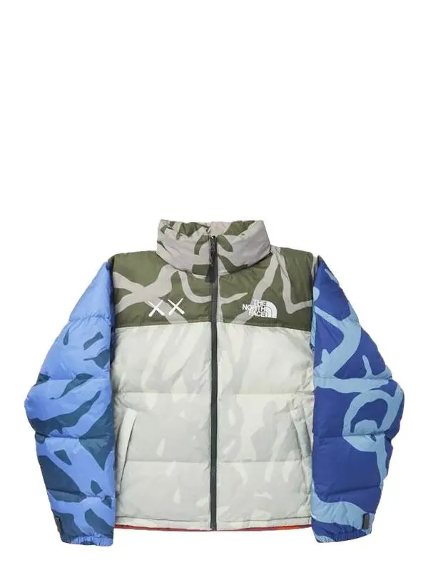 The North Face X Kaws 1996 Nuptse 700 Puffer Jacket - Grey