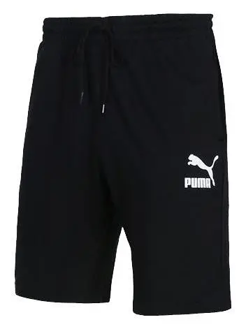 PUMA Ess+ Slim Shorts - Black/white